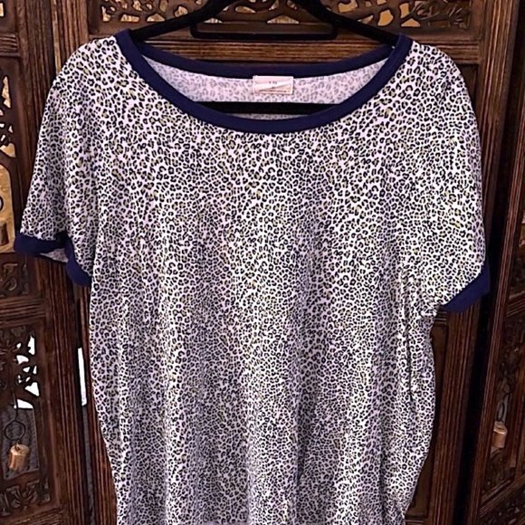 T.La | Intimates & Sleepwear | Tla Blue Green And White Leopard Animal ...